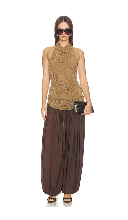 MAYGEL CORONEL Resonare Top In Tan