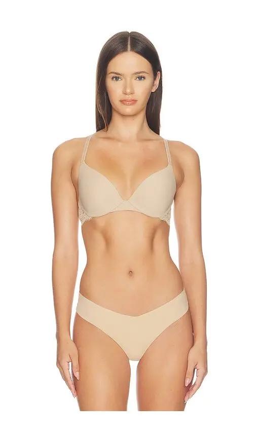 SKARLETT BLUE Divine Multi-way Push-up Bra In Neutral - Nylon