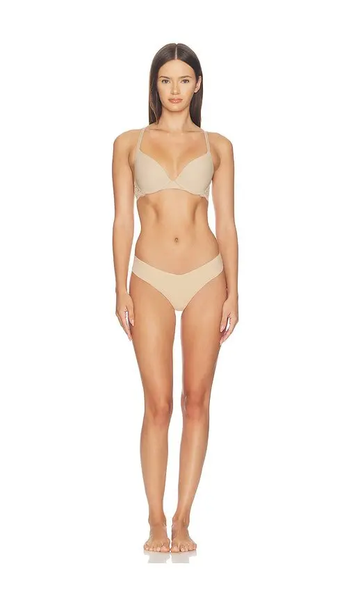 SKARLETT BLUE Divine Multi-way Push-up Bra In Neutral