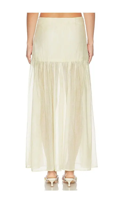 4TH & RECKLESS Saya Semi Sheer Maxi Skirt