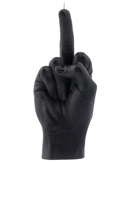 54 CELSIUS Candlehand F*ck You Candle - Black