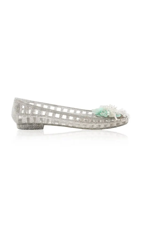 HEAVENLY JELLY Flutter Embellished Jelly Shoes