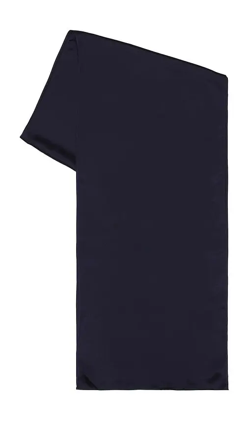 HELSA The Shawl In Silk Lyocell - Navy