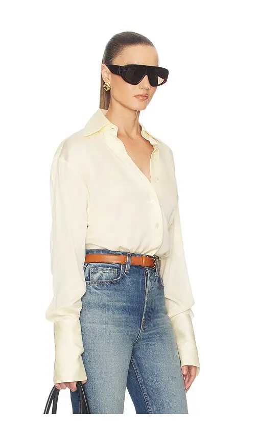 HELSA Relaxed Silk Shirt