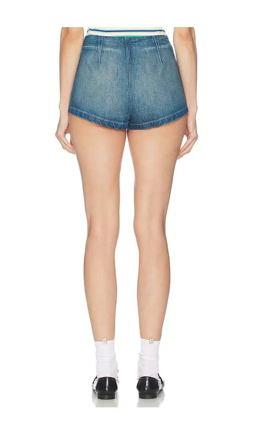 HELSA Denim Micro Short In Blue