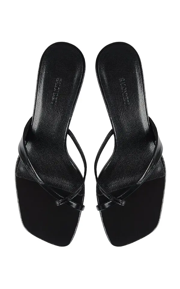 SALONDEJU Veil Mule - Black