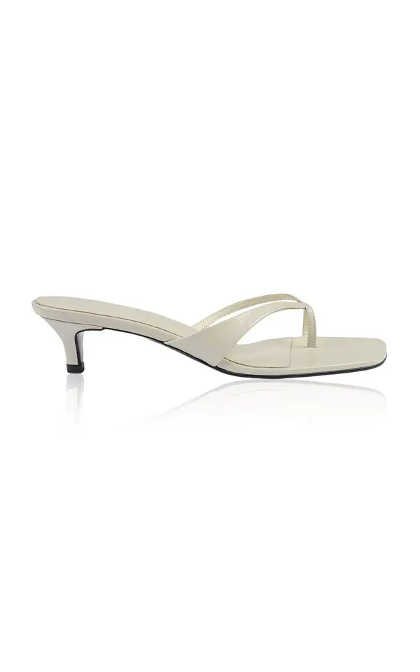 SALONDEJU Veil Mule - Ivory