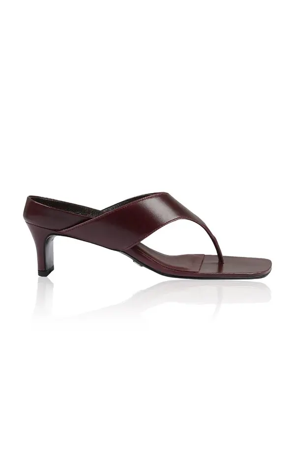 SALONDEJU Frame Mery Sandal - Burgundy