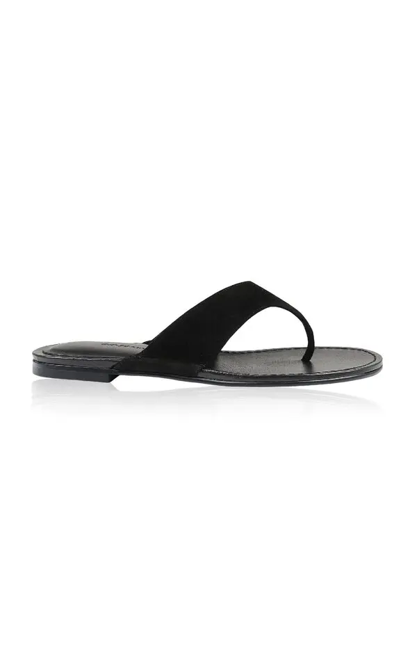 SALONDEJU Stitch Flip Flop Sandal - Black