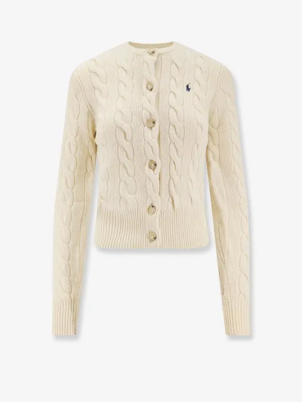 Polo Ralph Lauren Certified Wool And Cashmere Cardigan - White