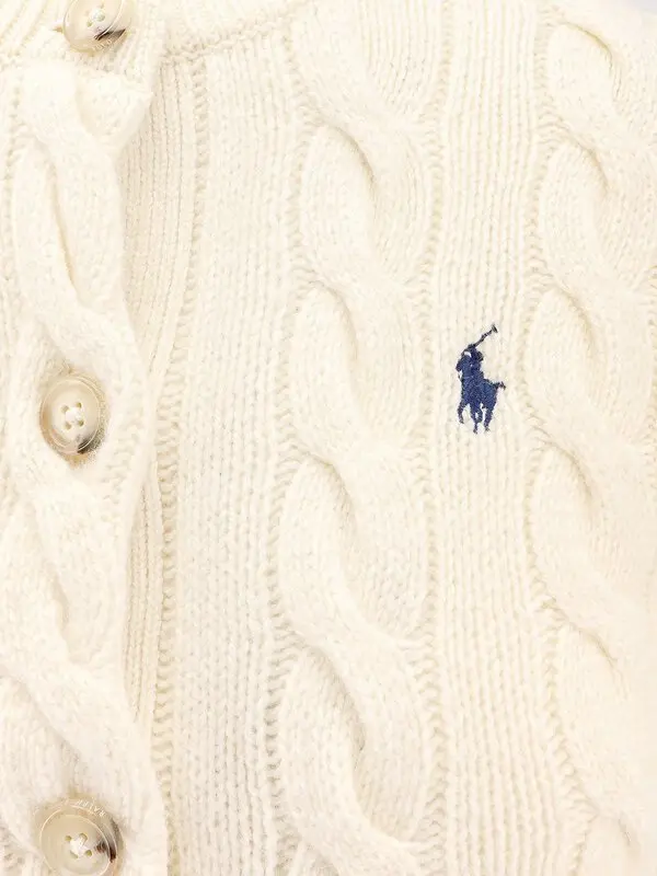 Polo Ralph Lauren Certified Wool And Cashmere Cable Knit Cardigan