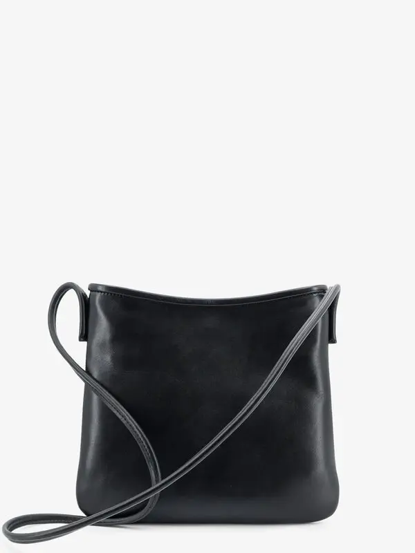 Manu Atelier Fidèle Leather Shoulder Bag - Black