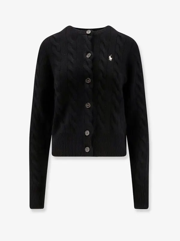 Polo Ralph Lauren Certified Wool And Cashmere Cardigan - Black