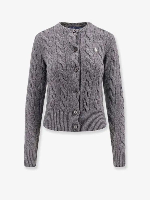 Polo Ralph Lauren Certified Wool And Cashmere Cardigan - Grey