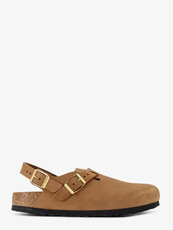 BIRKENSTOCK Tokio Hex Suede Sandals - Brown
