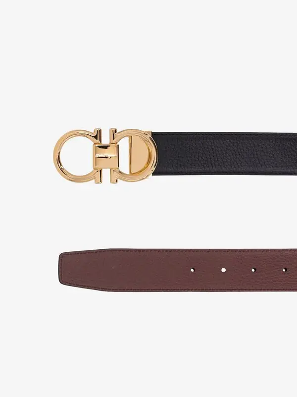 FERRAGAMO Reversible Leather Belt