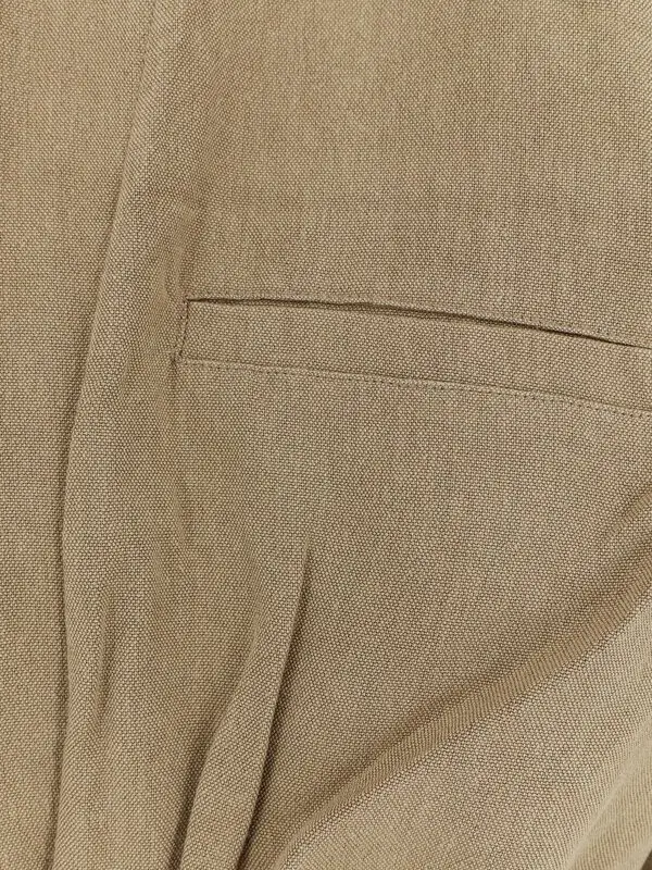 THE FRANKIE SHOP Marvin Viscose And Linen Blend Jumpsuit - Beige