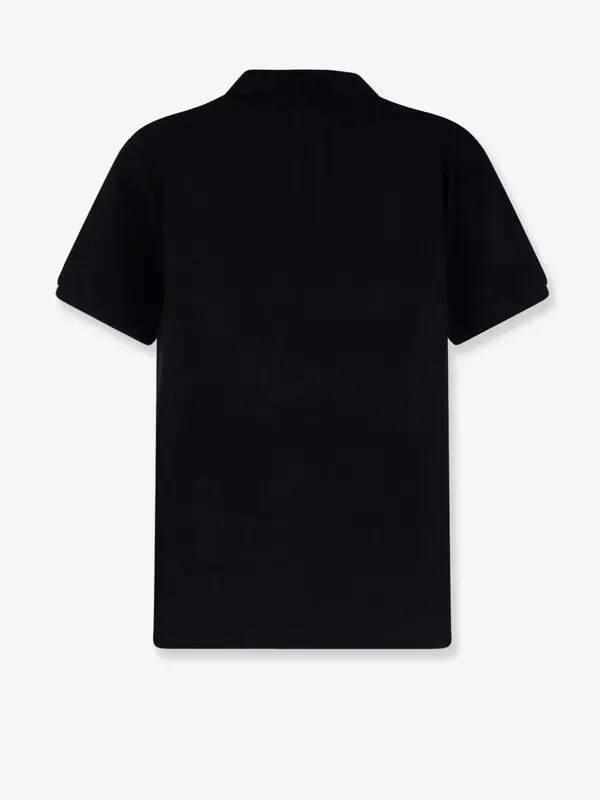 Polo Ralph Lauren Cotton Polo Shirt With Embroidered Logo - Black