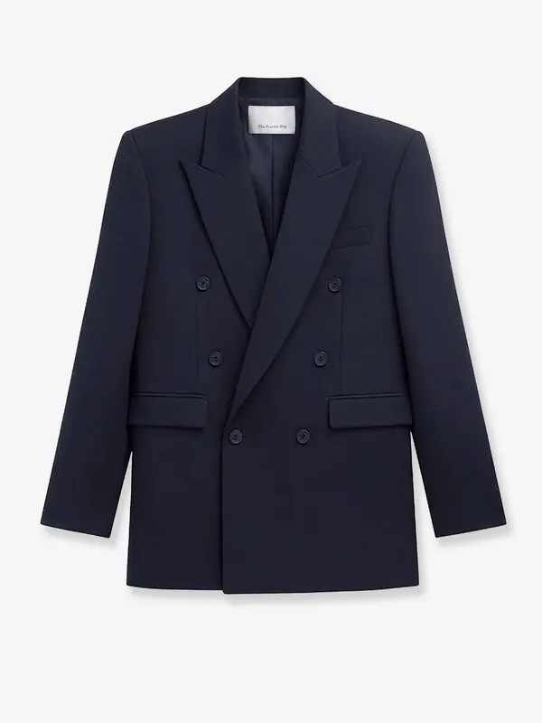 THE FRANKIE SHOP Monterey Structured Wool Blend Blazer
