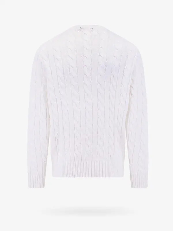 Polo Ralph Lauren Cable Knit Sweater With Embroidered Logo