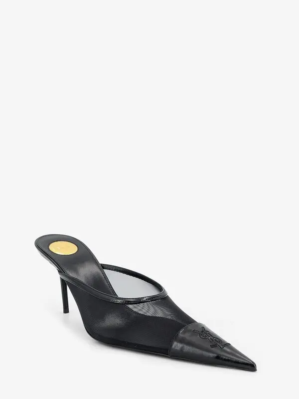 Saint Laurent Renée Mesh Pump With Cassandre Toe