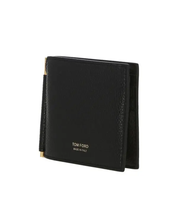 TOM FORD Logo-stamp Leather Wallet