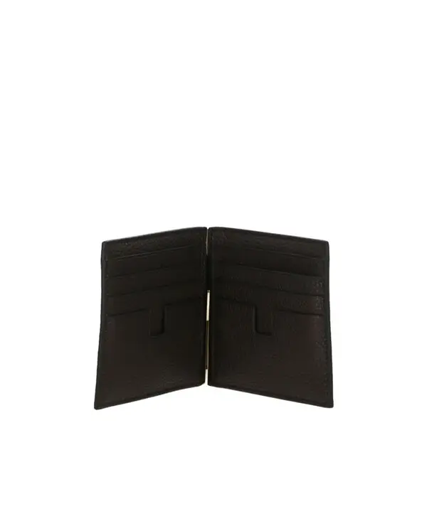 TOM FORD Logo-stamp Leather Wallet