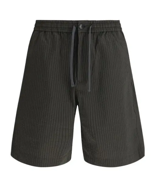 Maison Kitsuné Elasticated Bermuda Shorts - Black