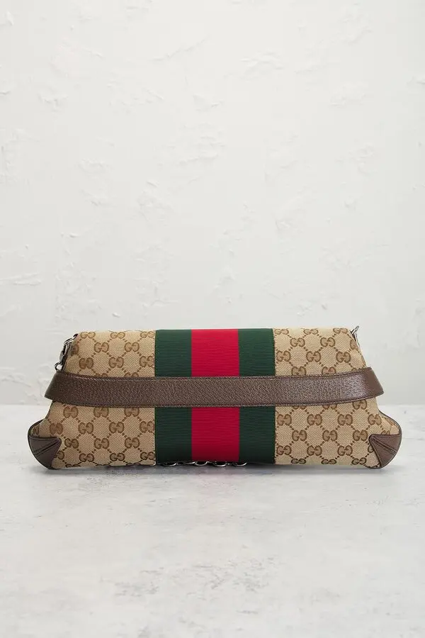 Gucci Horsebit Clutch - Beige