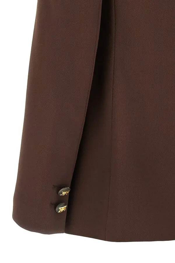 Elisabetta Franchi Single-breastred Pocket Blazer