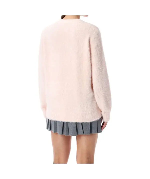 Casablanca Logo-embroidered Brushed Jumper