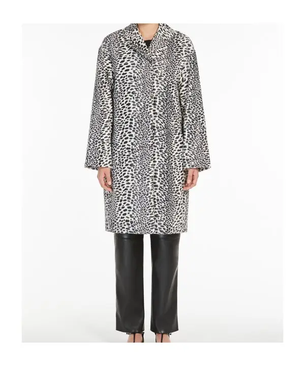 Max Mara Dania Animal Printed Coat