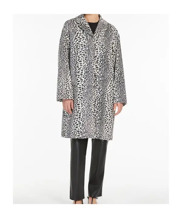 Max Mara Dania Animal Printed Coat