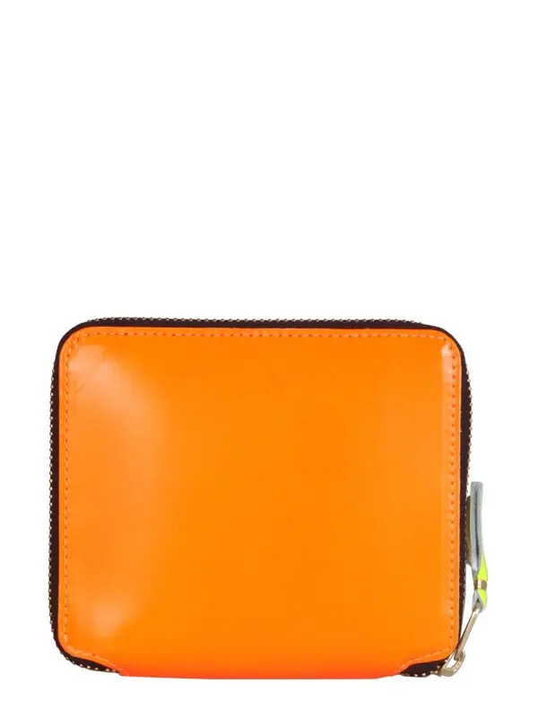 Comme Des Garçons Super Fluo Zipped Wallet
