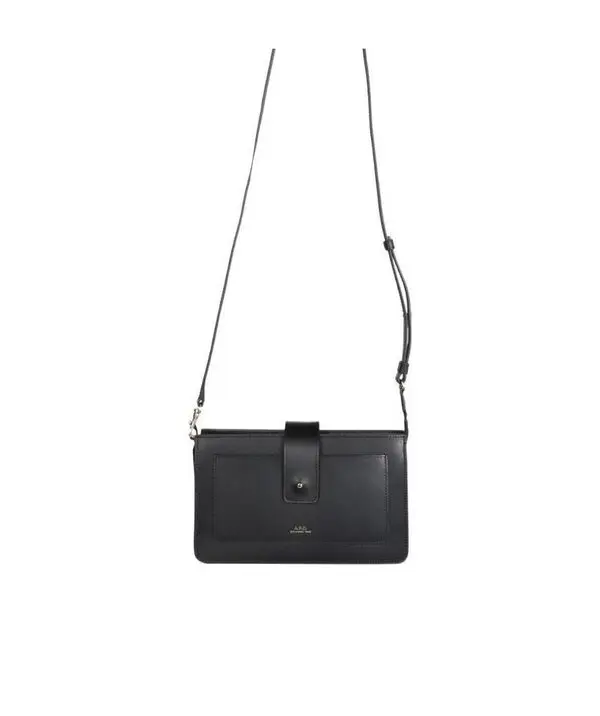 A.p.c. Albane Clutch Bag - Black