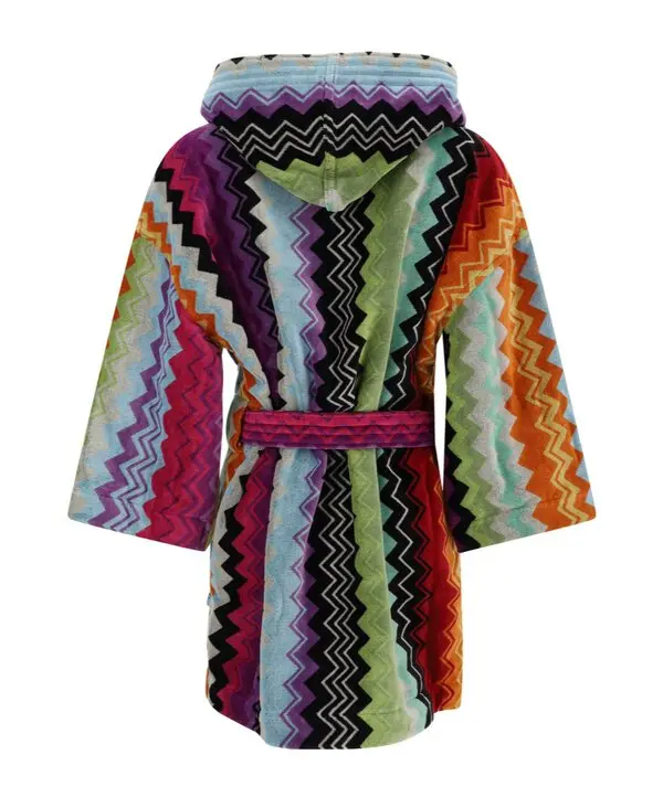 Missoni Zigzag Belted Bath Robe