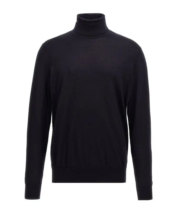 Zegna Roll-neck Knit Jumper - Black