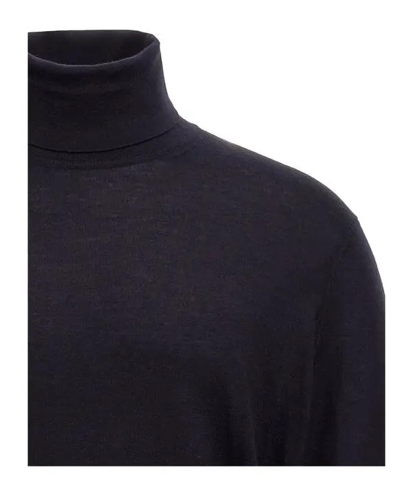 Zegna Roll Neck Knit Jumper - Black