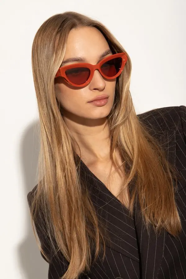 Bottega Veneta Sharp Cat Eye Sunglasses