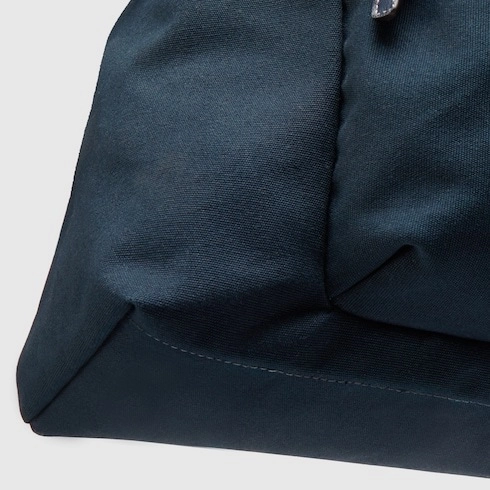 Gucci Logo Printed Zip-up Backpack