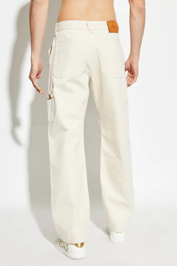 Versace Medusa Head Straight-leg Pants