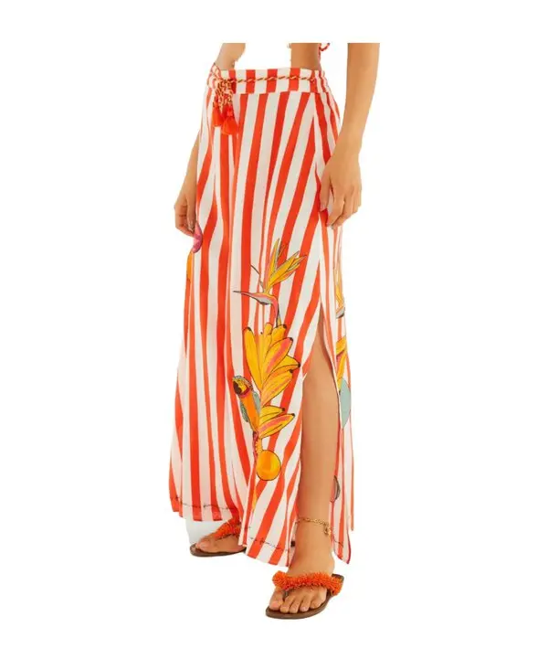 Farm Rio Striped Palazzo Pants - Fruitgarden