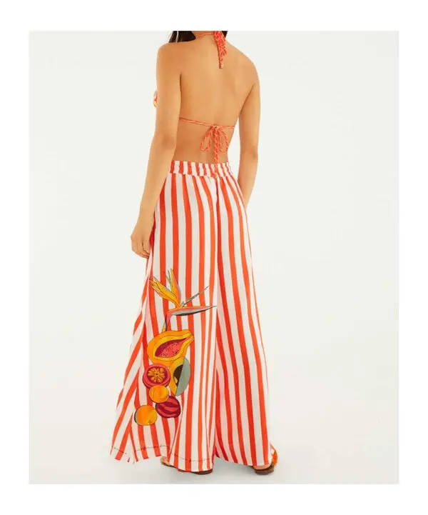 Farm Rio Striped Palazzo Pants