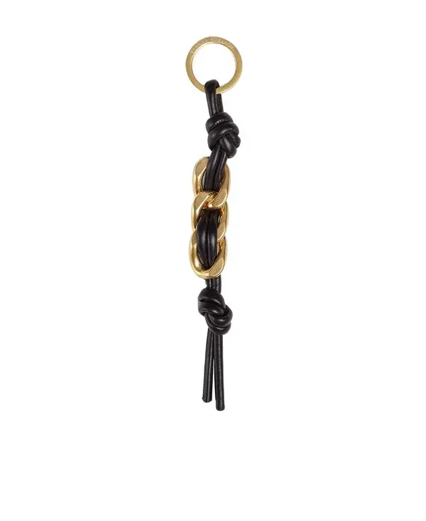 Bottega Veneta Knot Chain-link Keyring