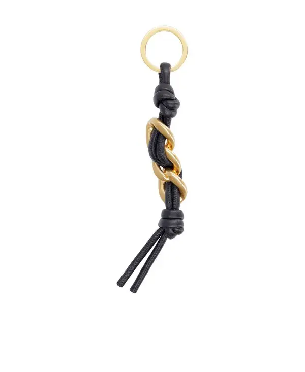 Bottega Veneta Knot Chain-link Keyring
