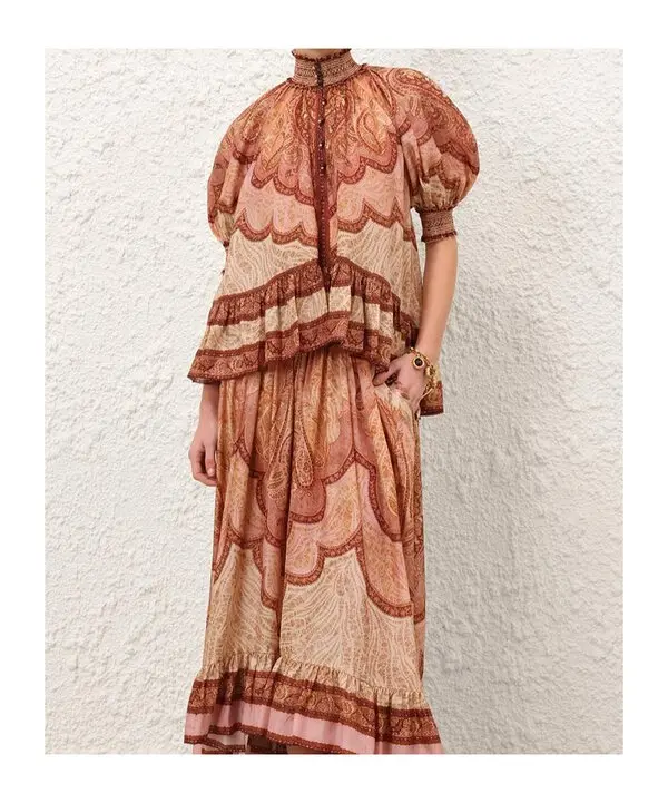 Zimmermann Campaign Wanderlust Frill Blouse
