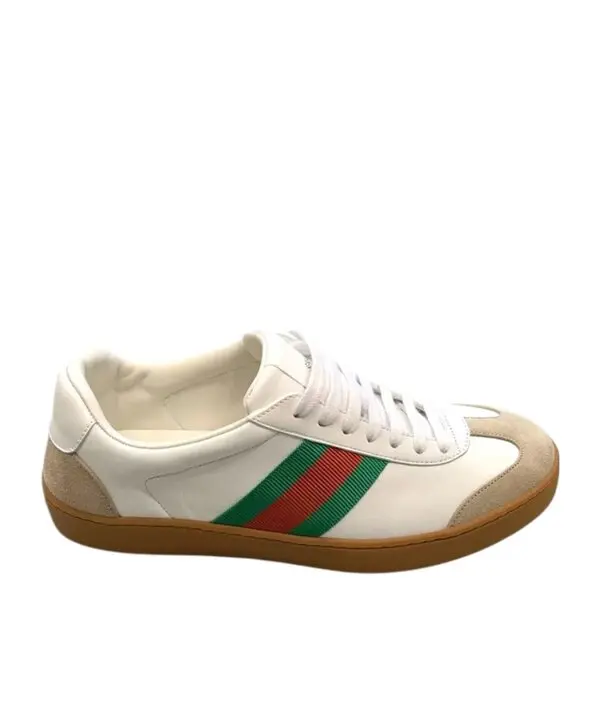 Gucci Lace-up Low-top Casual Shoes - White