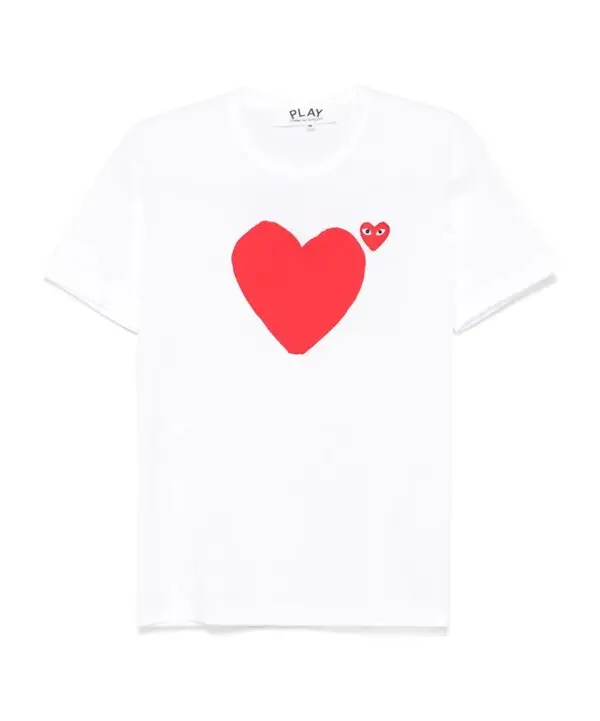 Play Comme Des Garcon Short-sleeved T-shirt - White