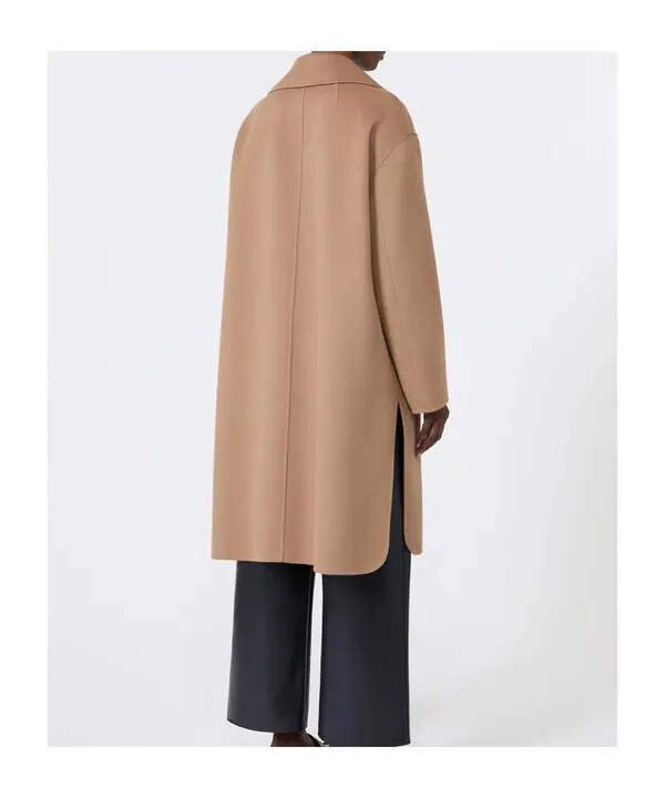 Max Mara Magnolia Double-breasted Long-sleeved Coat