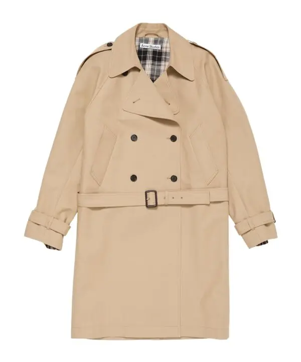 Acne Studios Double-breasted Belted Trench Coat